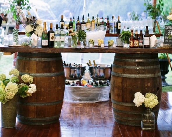 Barrel Table 7' x 30" - Rebel Party Rentals